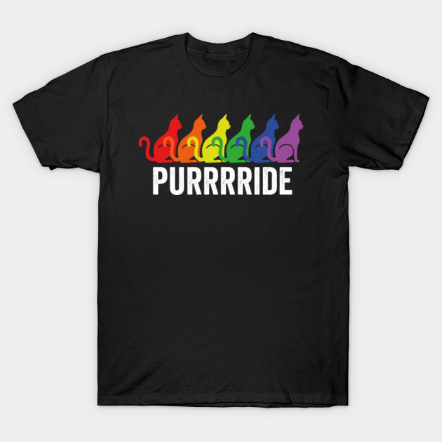 Gay Cat Pride Rainbow Gay Cats Gay T Shirt Teepublic